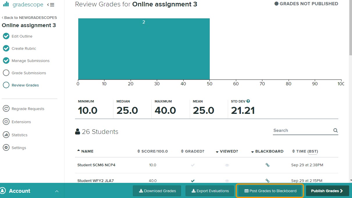 Gradescope: Managing marks and feedback - Technology Enhanced Learning ...