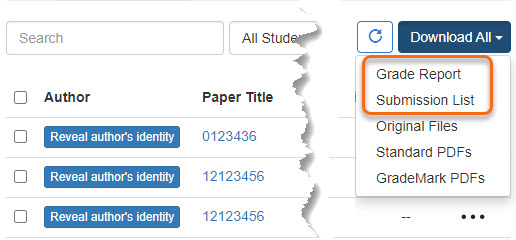Turnitin: Exporting grades, similarity scores and submission list - Technology Enhanced Learning ...