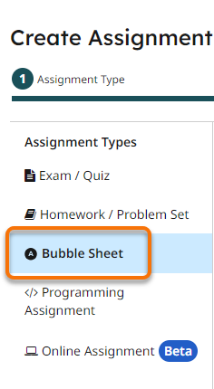 Gradescope: Bubble Sheet Assignments - Technology Enhanced Learning ...