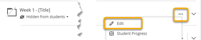 How to use the course template - Technology Enhanced Learning Support ...