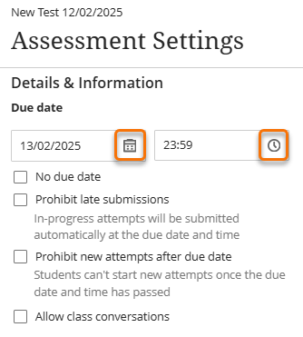 Blackboard Ultra Tests Settings - Technology Enhanced Learning Support ...