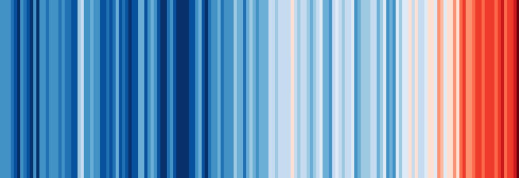 Climate Stripes at Reading Festival - Connected
