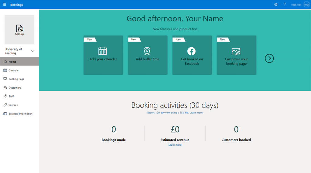 Bookings – dts-hub