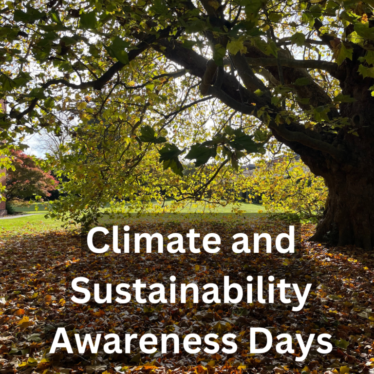 Climate and Sustainability Awareness Days – Institute of Education