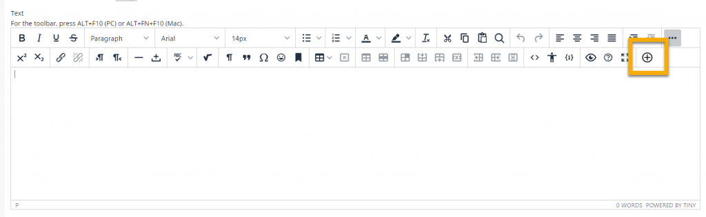 Updated Blackboard Content Editor - Technology Enhanced Learning