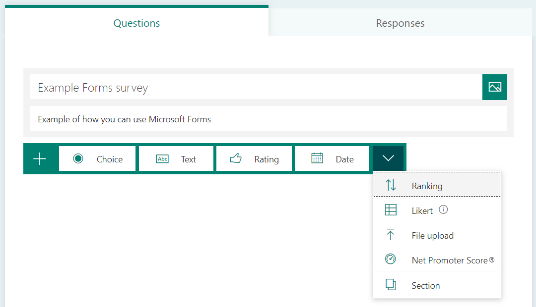 MS Forms Create A Form Blackboard Help For Staff University Of
