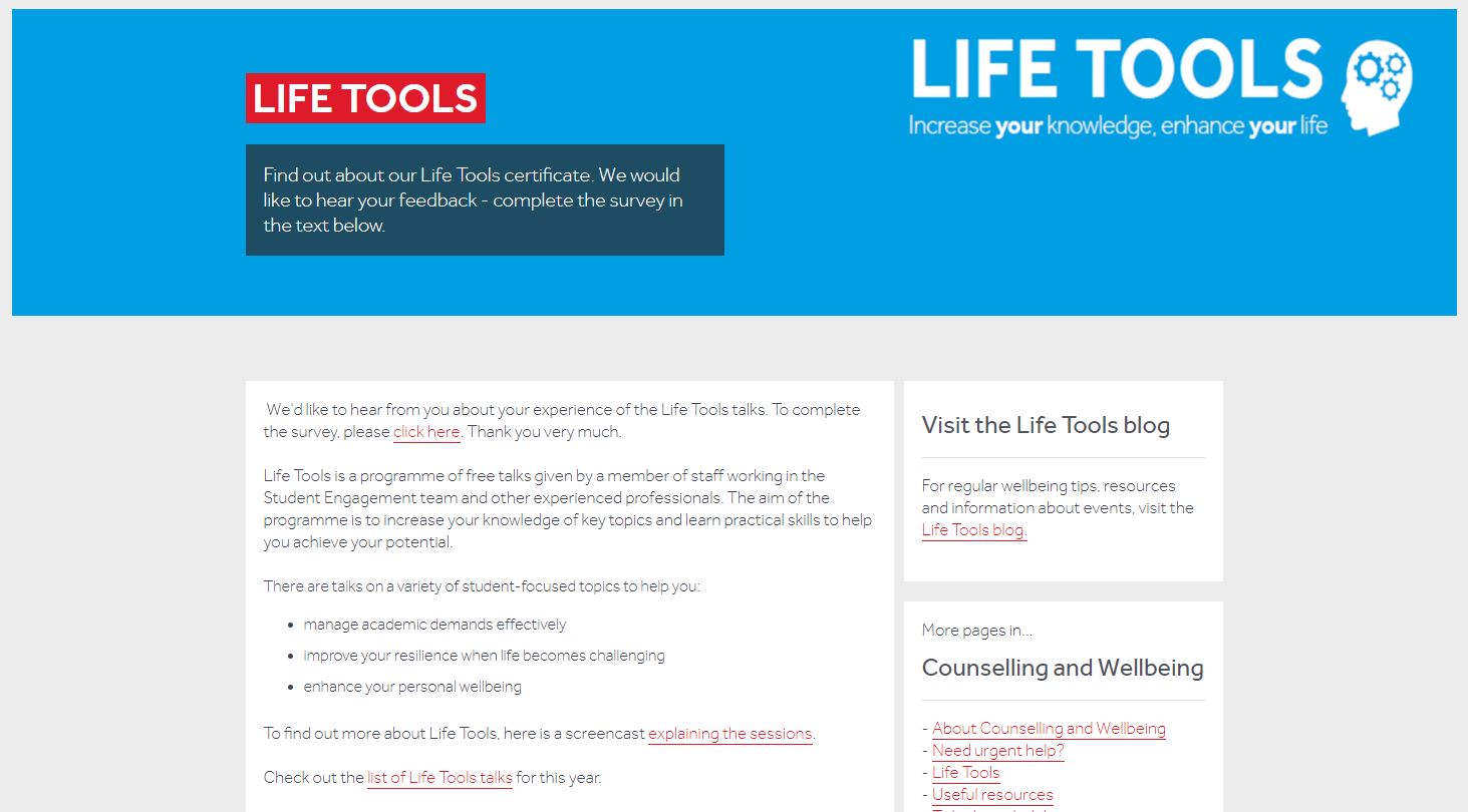 Life Tools – Academic Tutor Toolkit